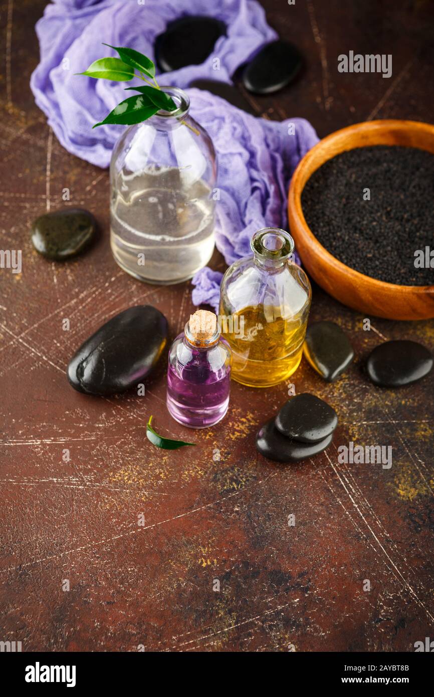 Spa Kit. Shampoo, Soap Liquid. Shower Gel Stock Photo - Alamy