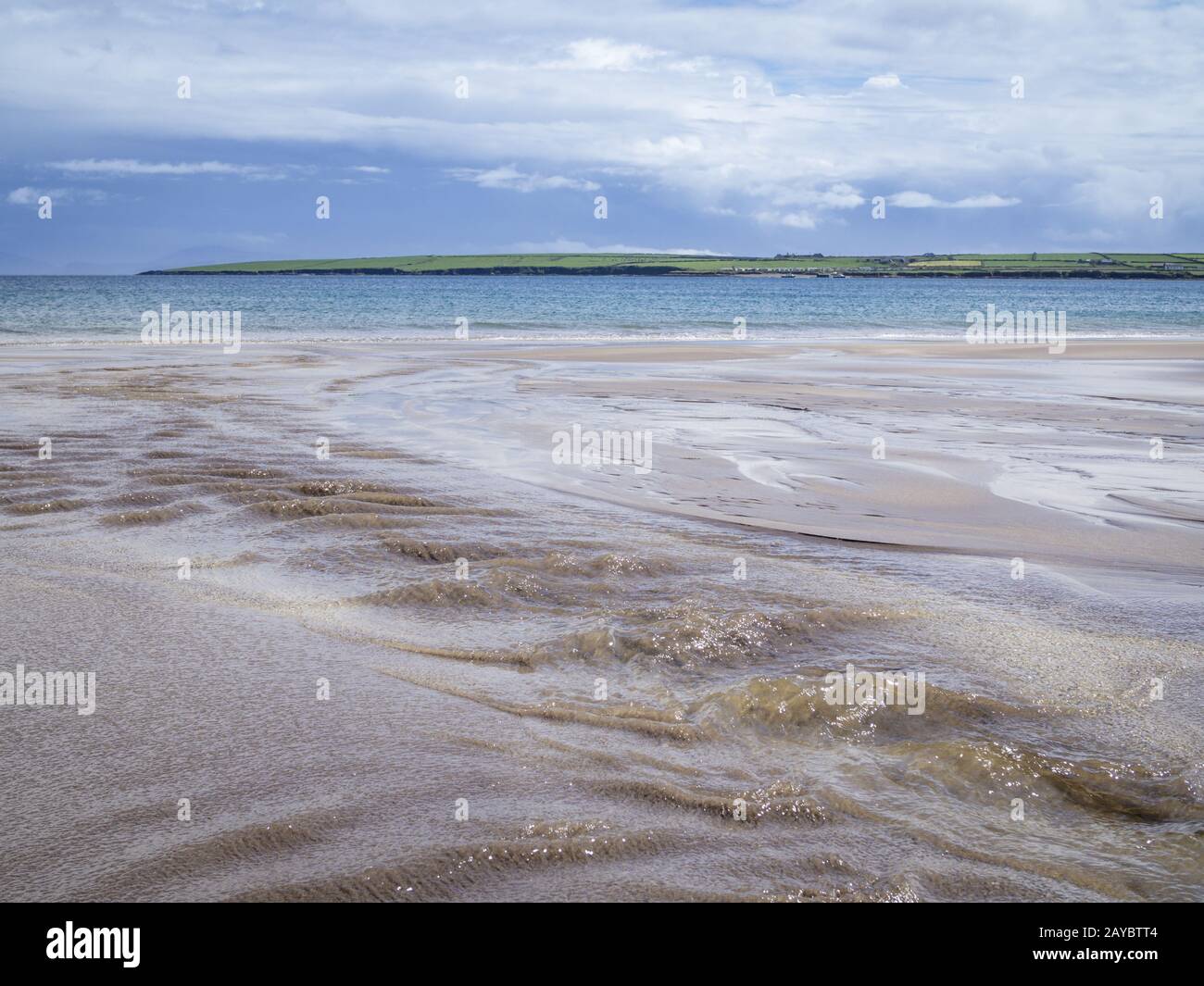 Sandy beach in Ventry Ireland Stock Photo - Alamy