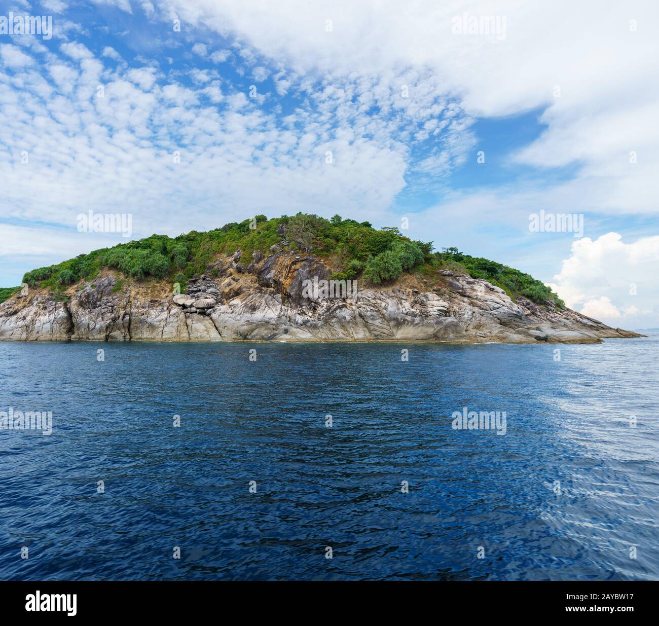 Beautiful seascape - tropical island in ocean Stock Photo - Alamy