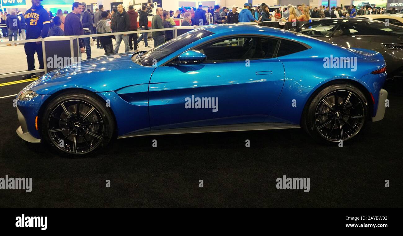 Philadelphia, Pennsylvania, U.S.A - February 9, 2020 - The side view of ...