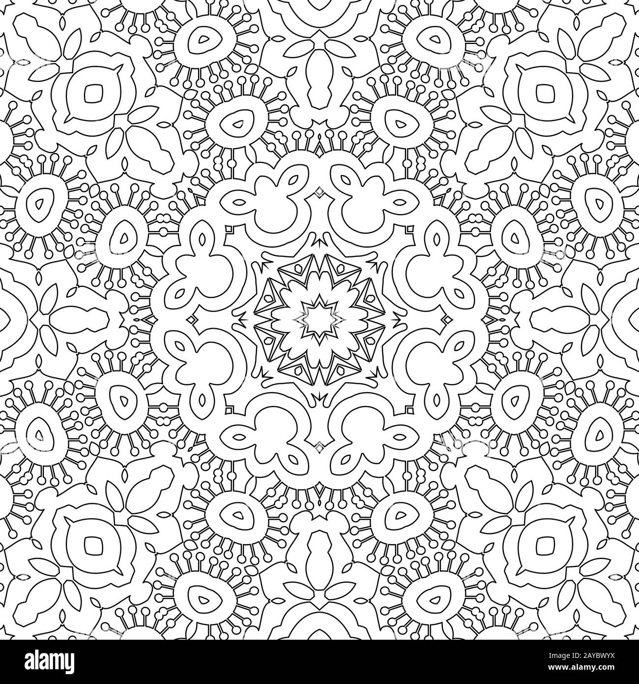 seamless coloring pattern Stock Photo - Alamy