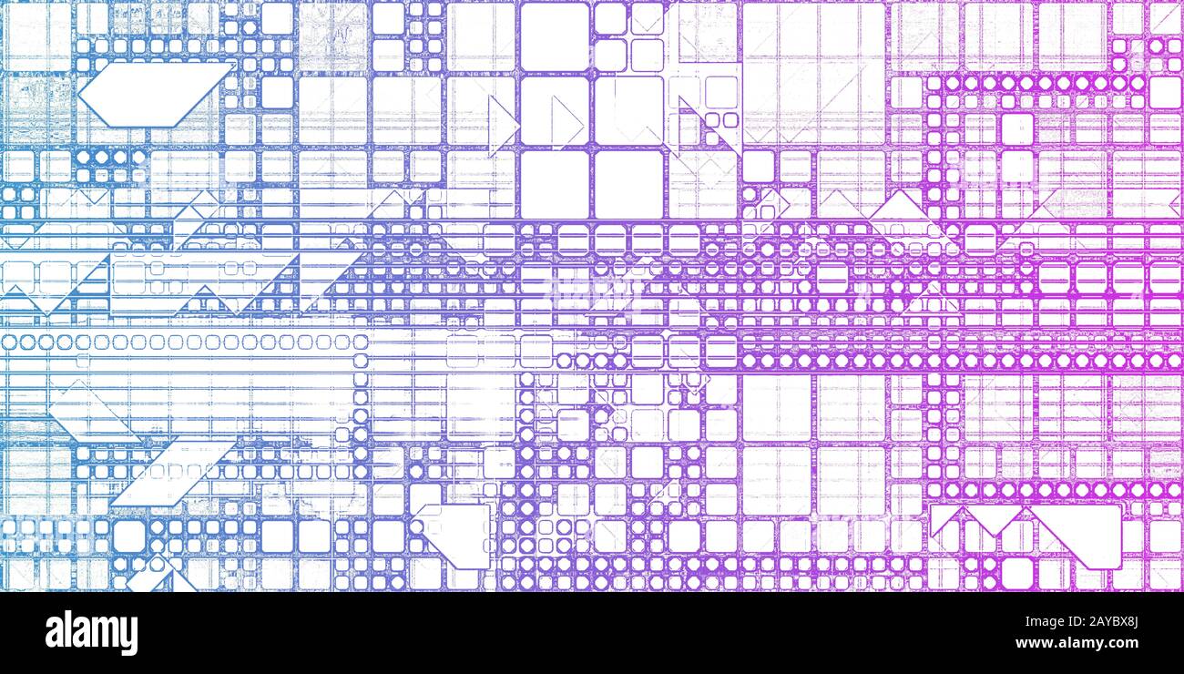 Abstract Science and Technology Background Stock Photo - Alamy