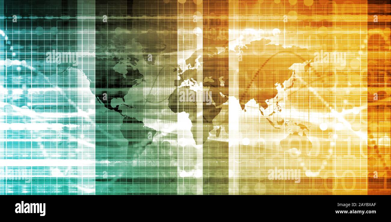 Global infrastructure map hi-res stock photography and images - Alamy