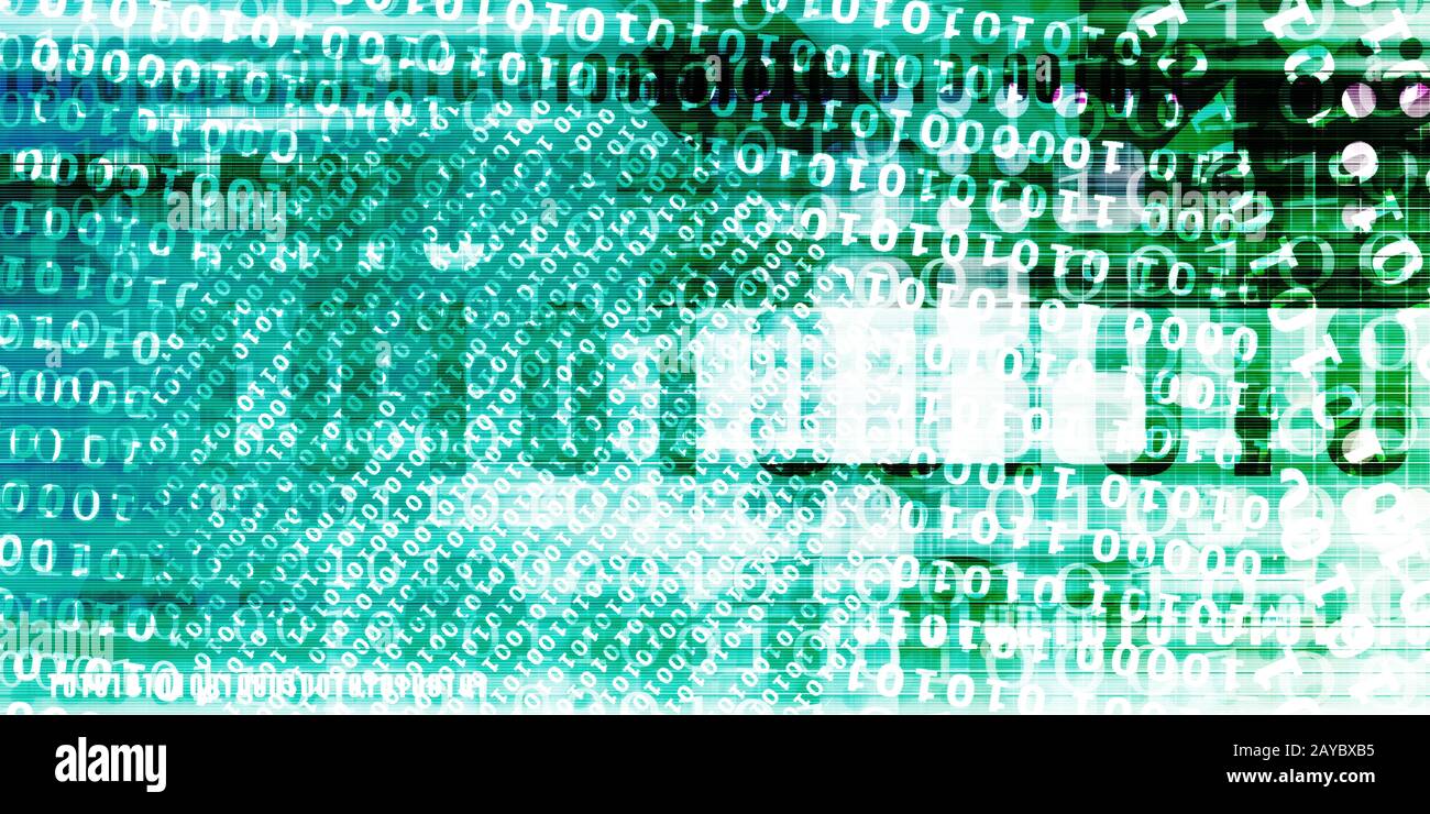 Binary Data Background Stock Photo - Alamy