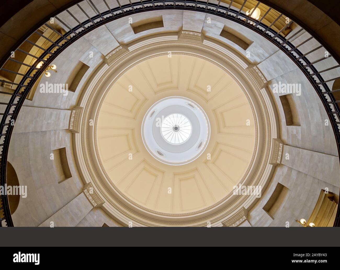 Raleigh capitol building dome Stock Photo - Alamy