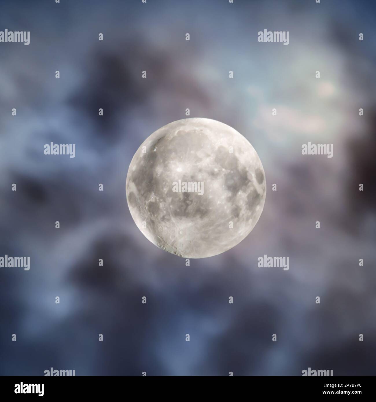 Night sky moon clouds stars hi-res stock photography and images - Alamy