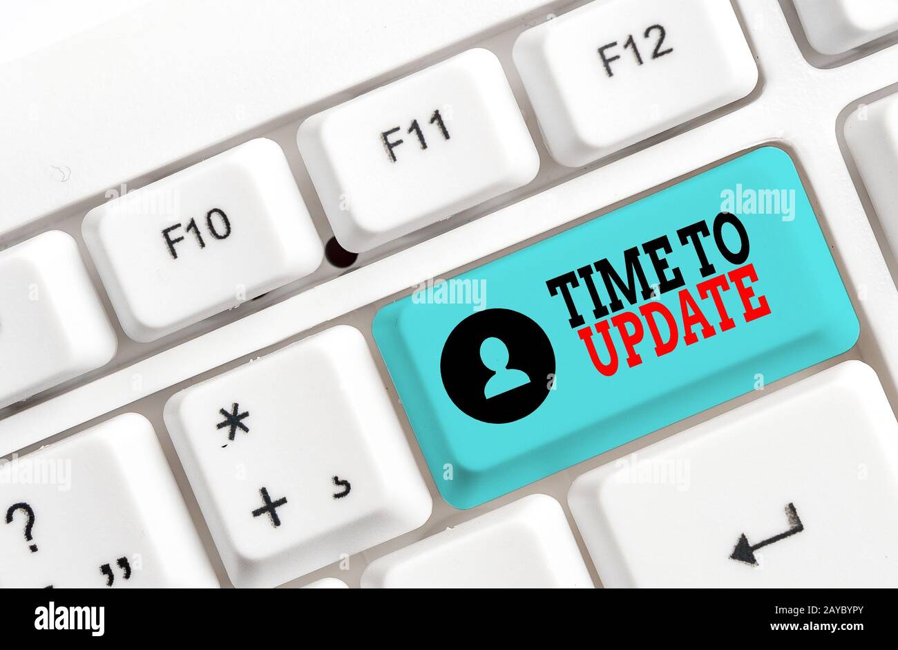 Conceptual hand writing showing Time To Update. Business photo ...