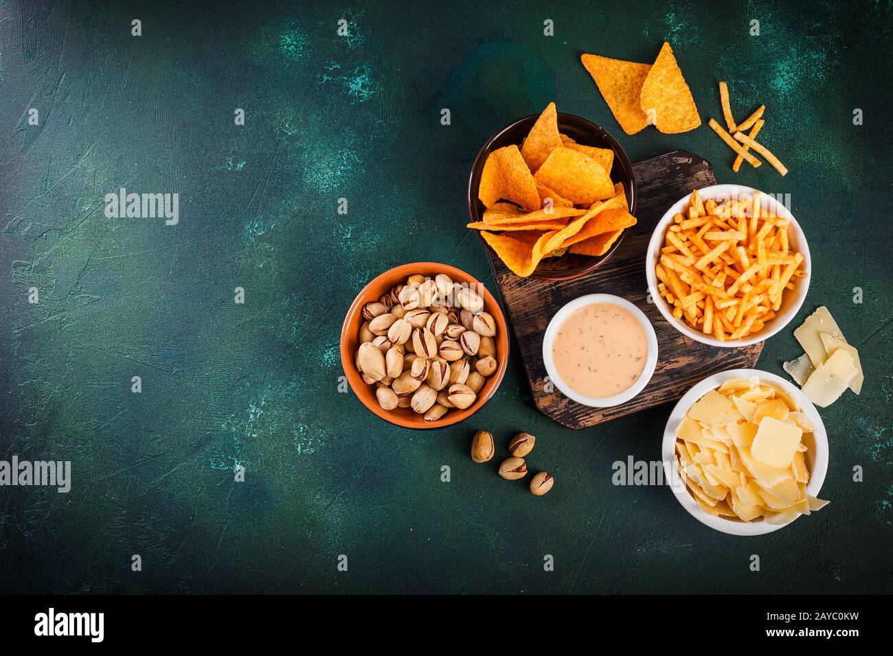 Salty snacks potato tortilla hi-res stock photography and images - Alamy