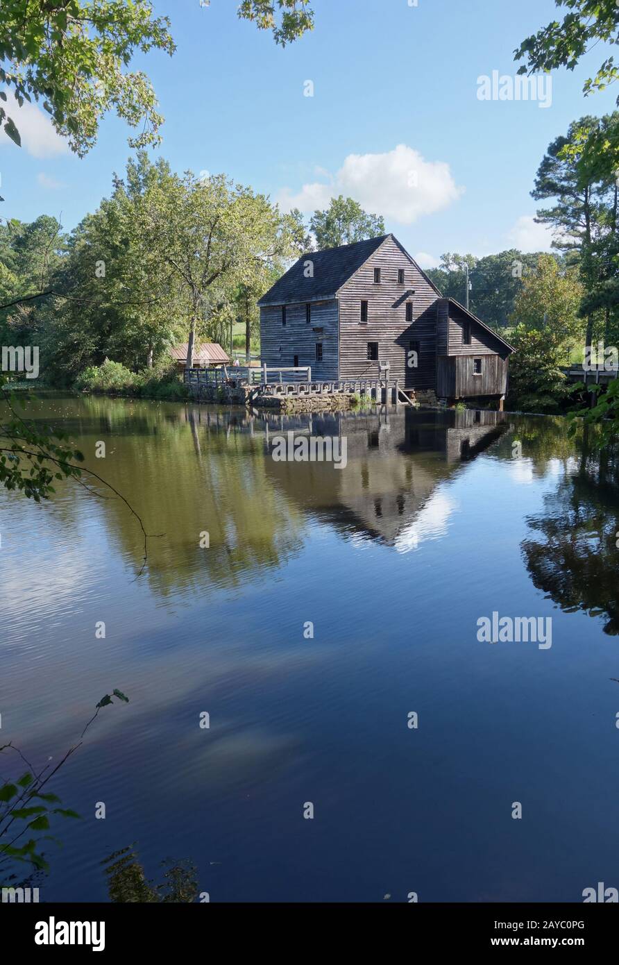 Yates Mill Park in Raleigh NC Stock Photo - Alamy