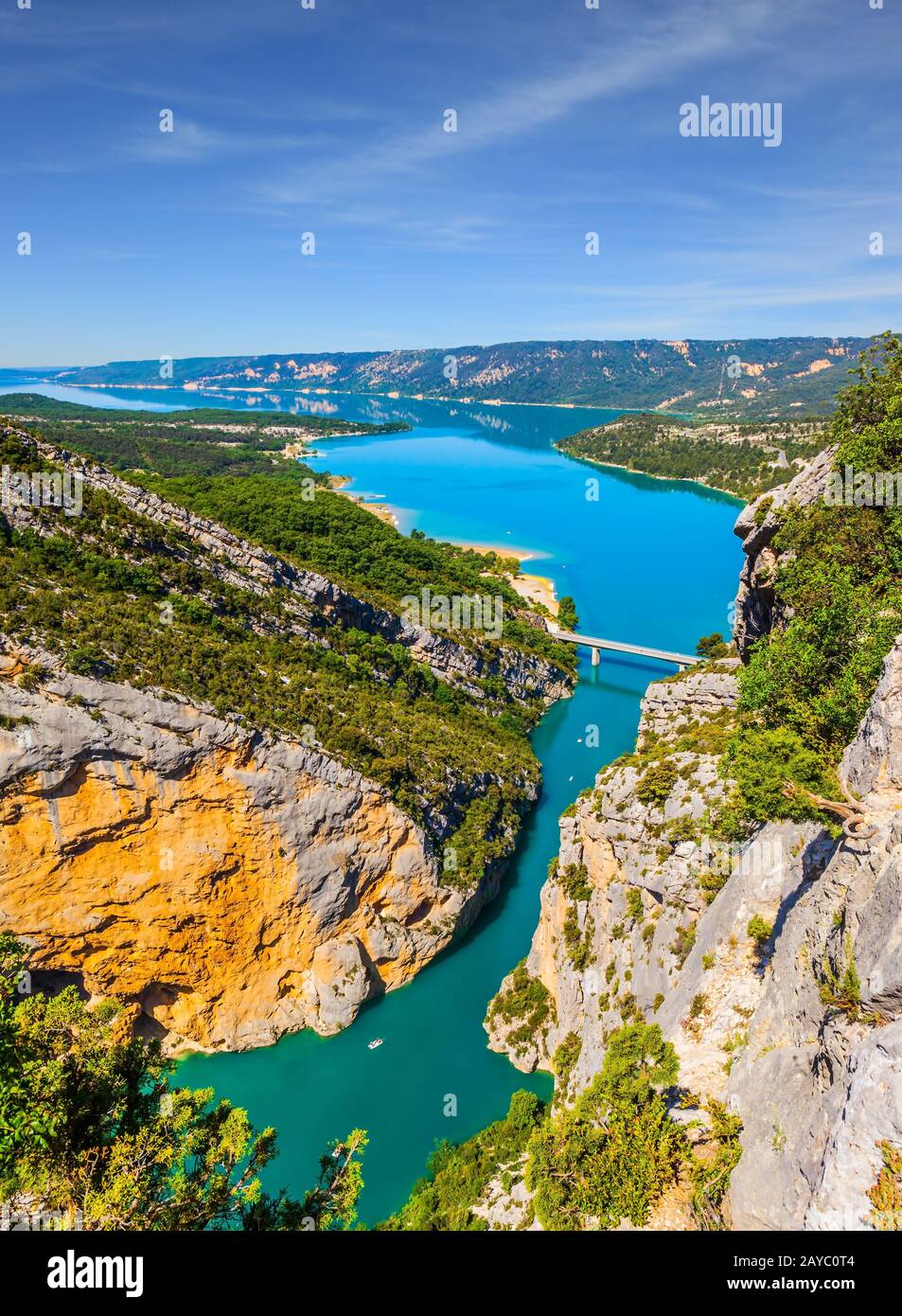 The river Verdon Stock Photo - Alamy