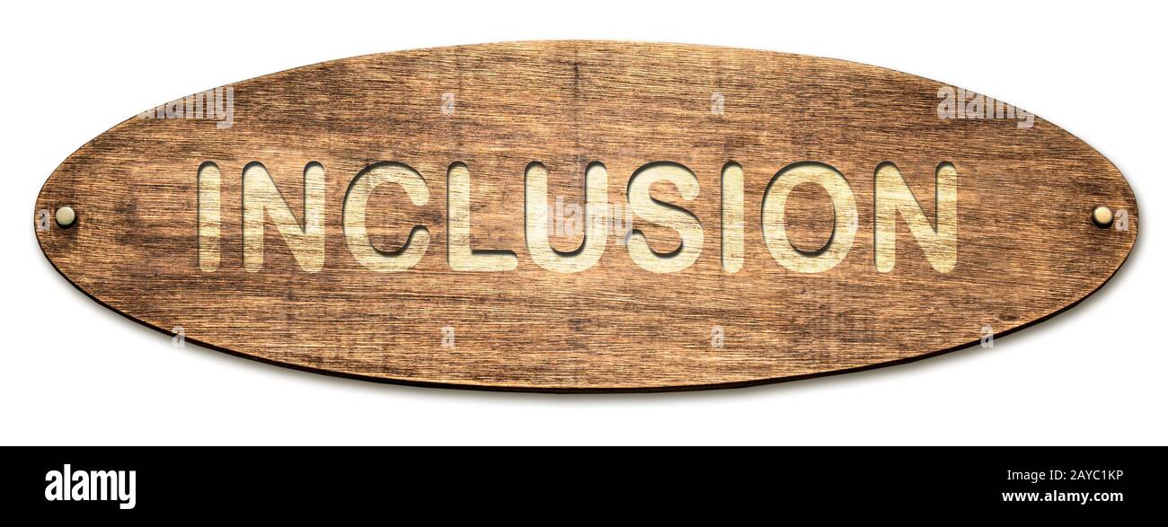 Street Sign to Inclusion Stock Photo - Alamy