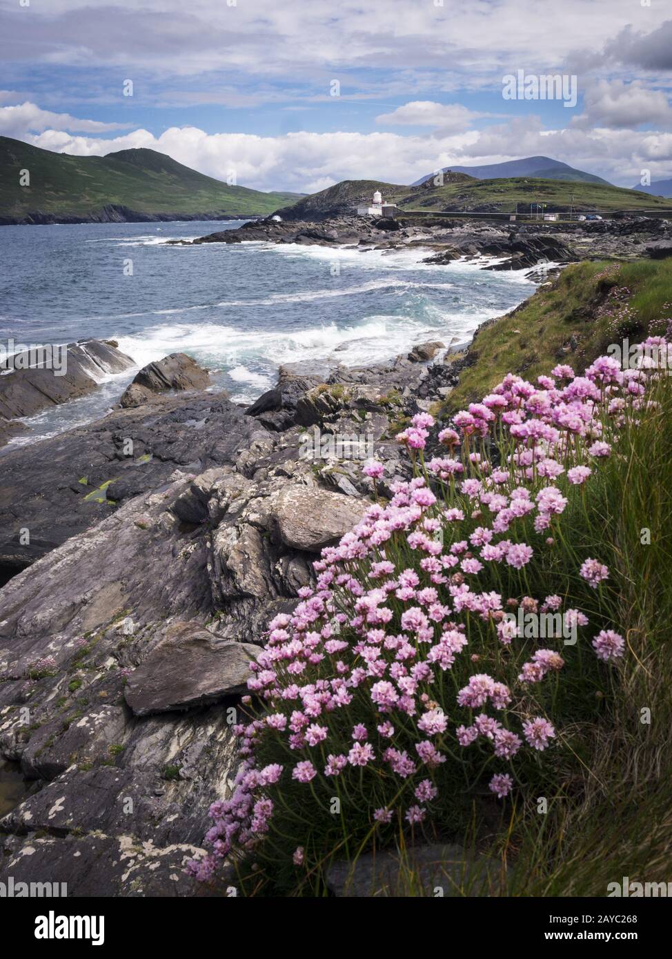 Valentia lighthouse at cromwell point on valentia island in ireland ...