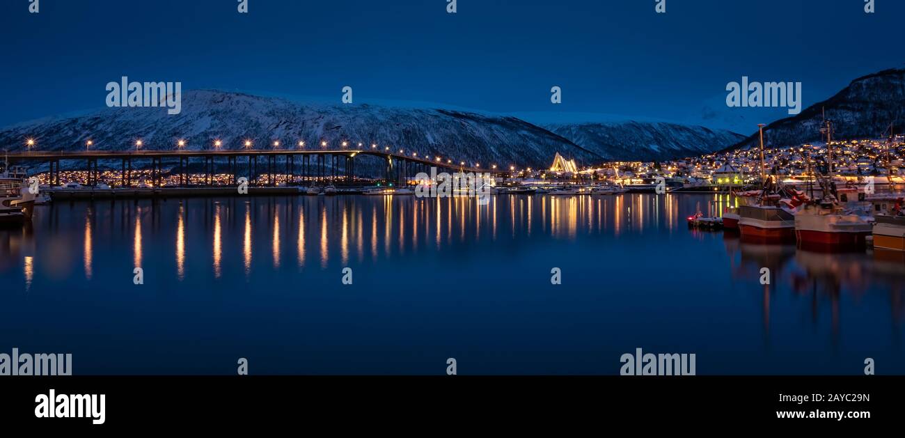 Tromsoya bridge hi-res stock photography and images - Alamy