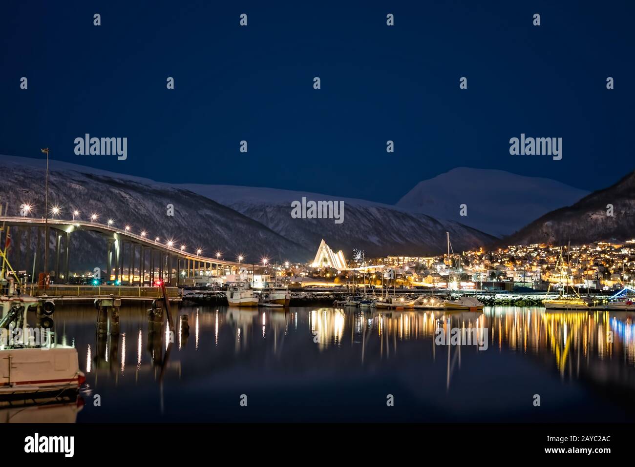 Tromsoya bridge hi-res stock photography and images - Alamy