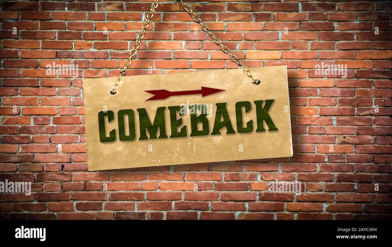 Comeback come back hi-res stock photography and images - Alamy