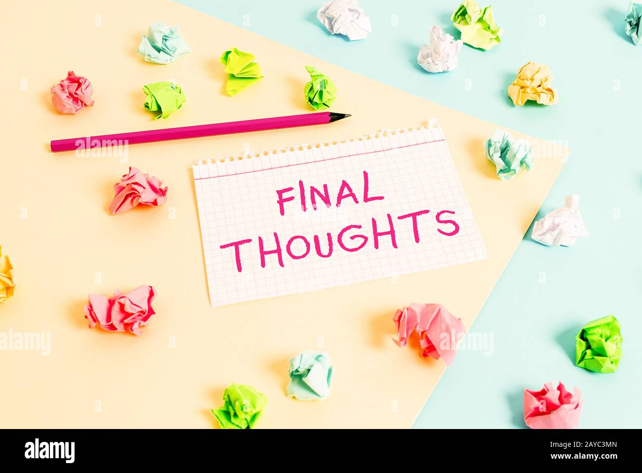 Final sign hi-res stock photography and images - Alamy