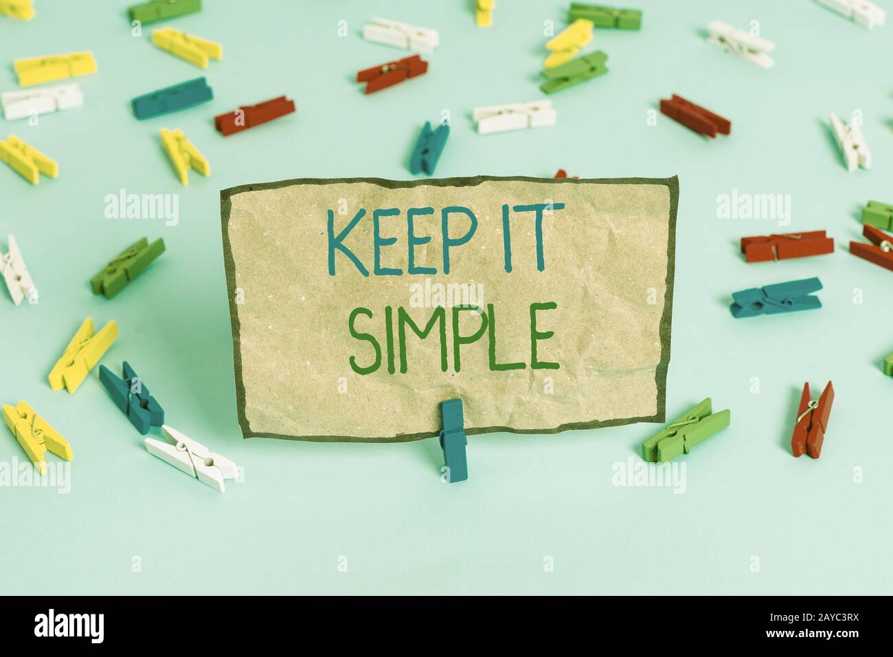 Keep it simple hi-res stock photography and images - Alamy