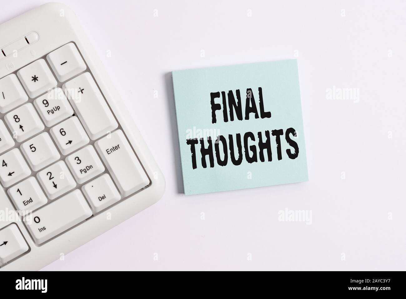 Conclusion word hi-res stock photography and images - Alamy