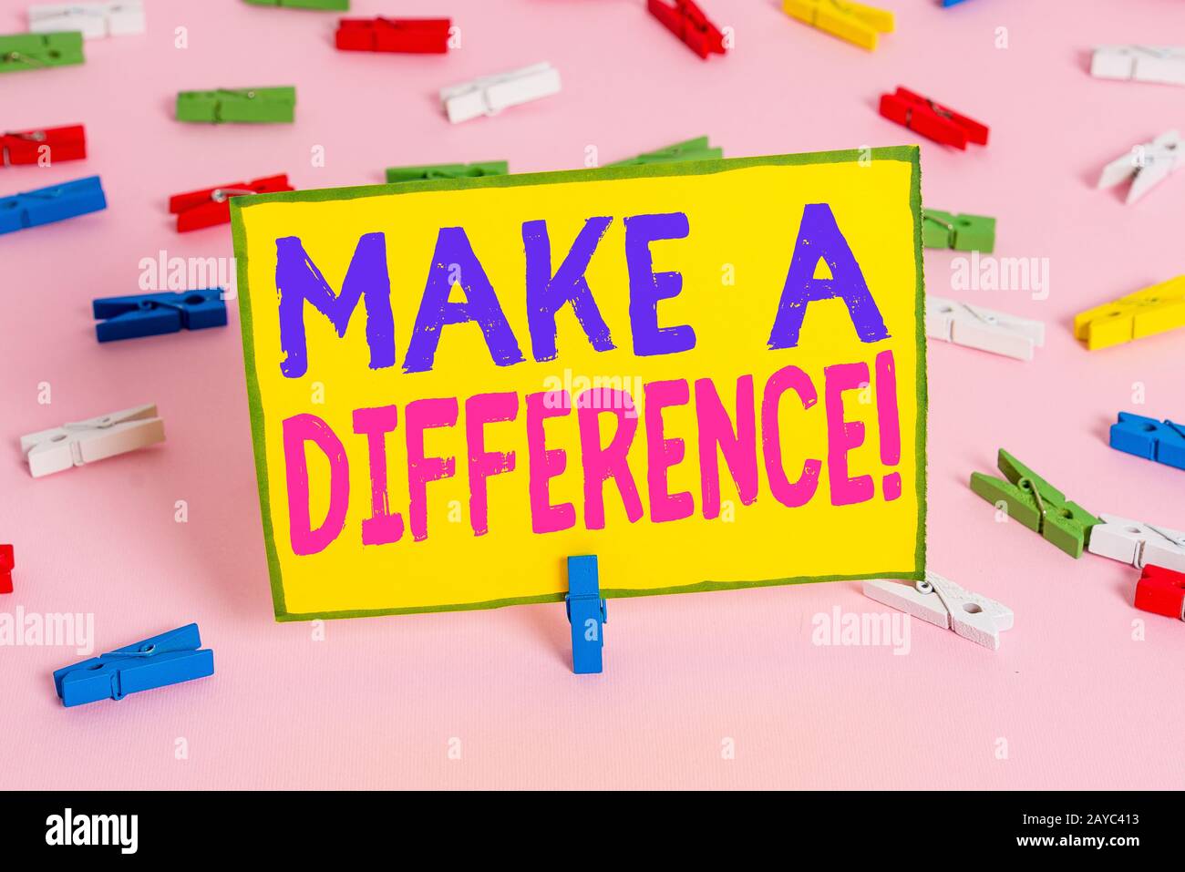 Word writing text Make A Difference. Business concept for have ...