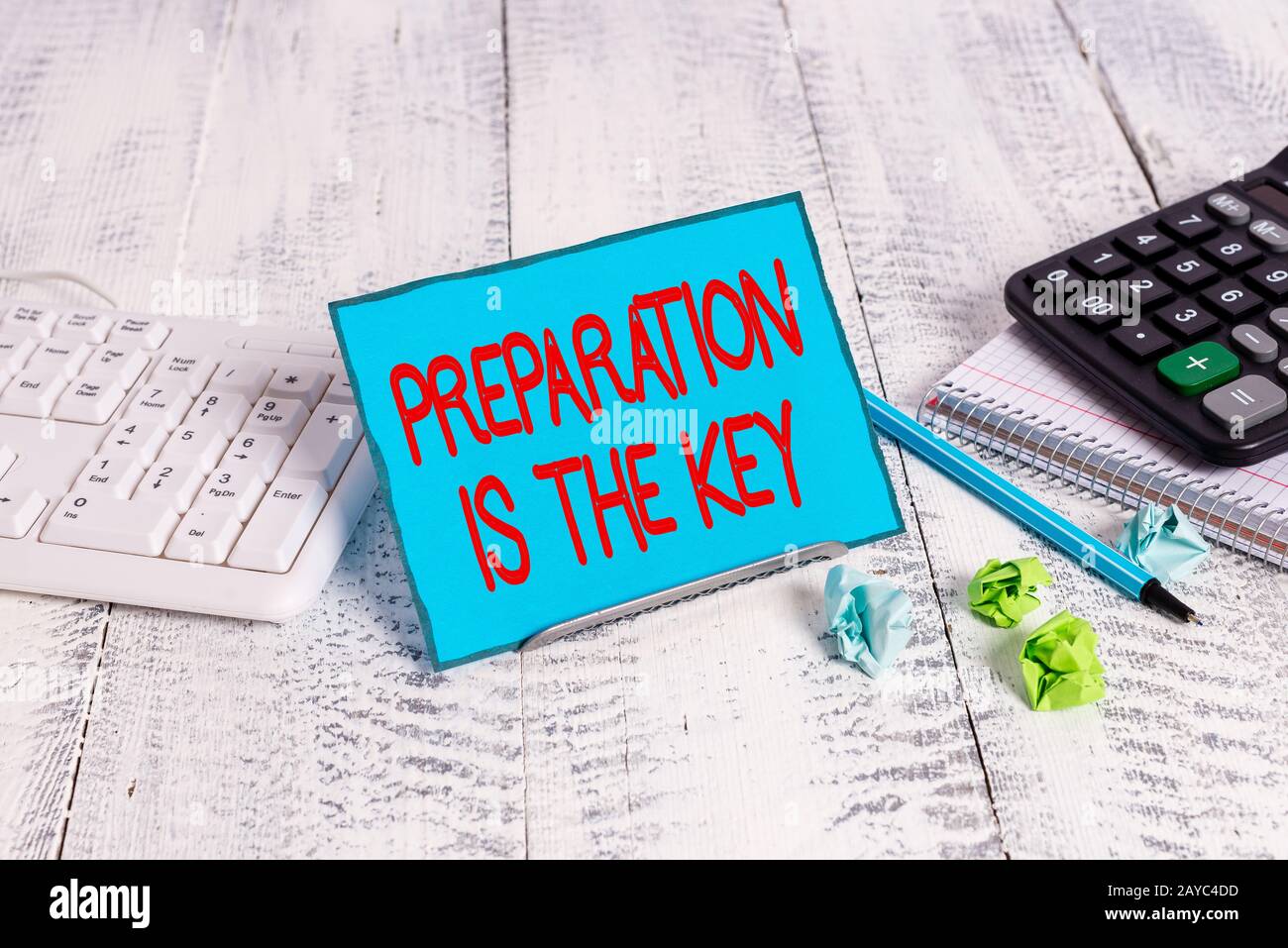 Preparation is the key to success hi-res stock photography and images ...