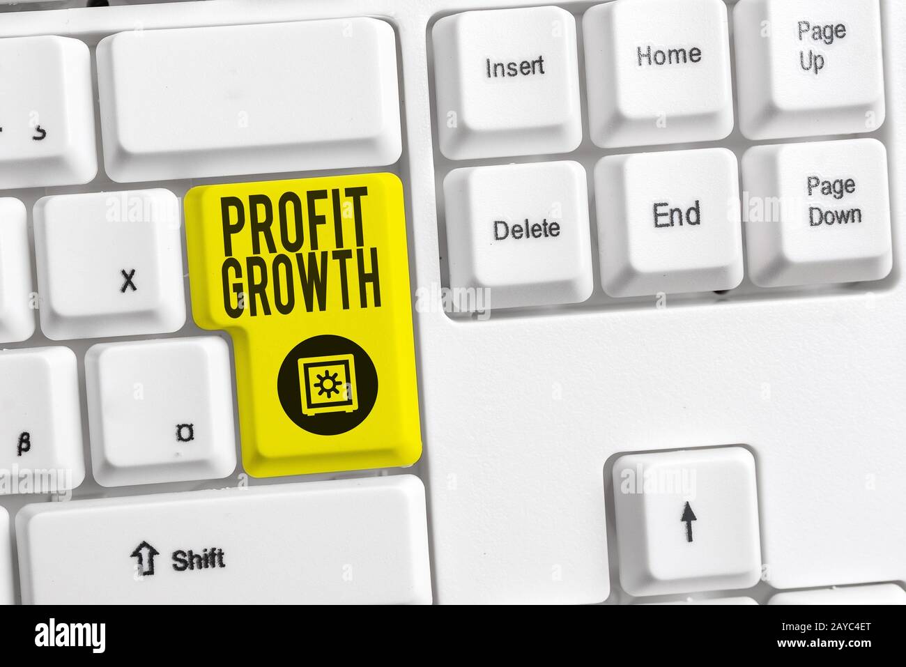 Handwriting text Profit Growth. Concept meaning Objectives ...