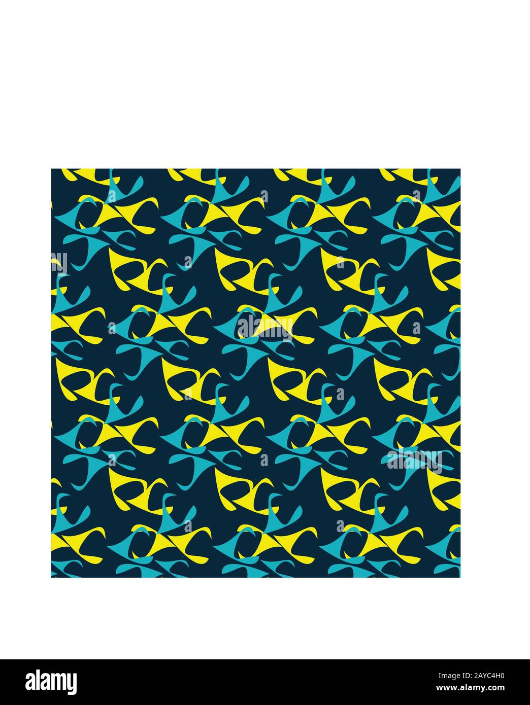 Geometrical seamless circle pattern Cut Out Stock Images & Pictures - Alamy