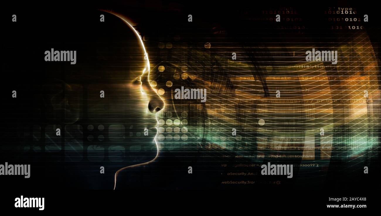 Mind Brain Code Stock Photo - Alamy