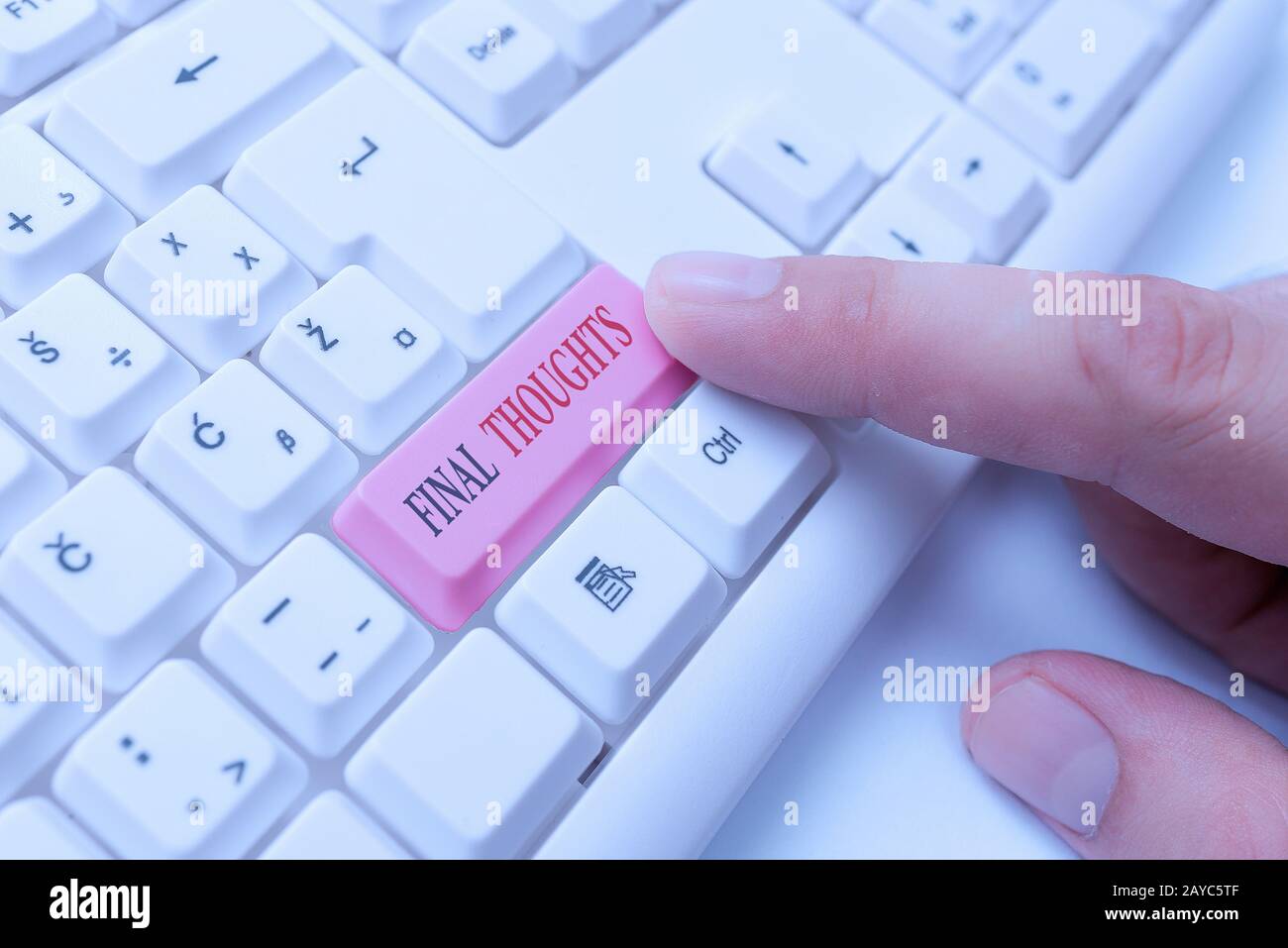 Conclusion word hi-res stock photography and images - Alamy