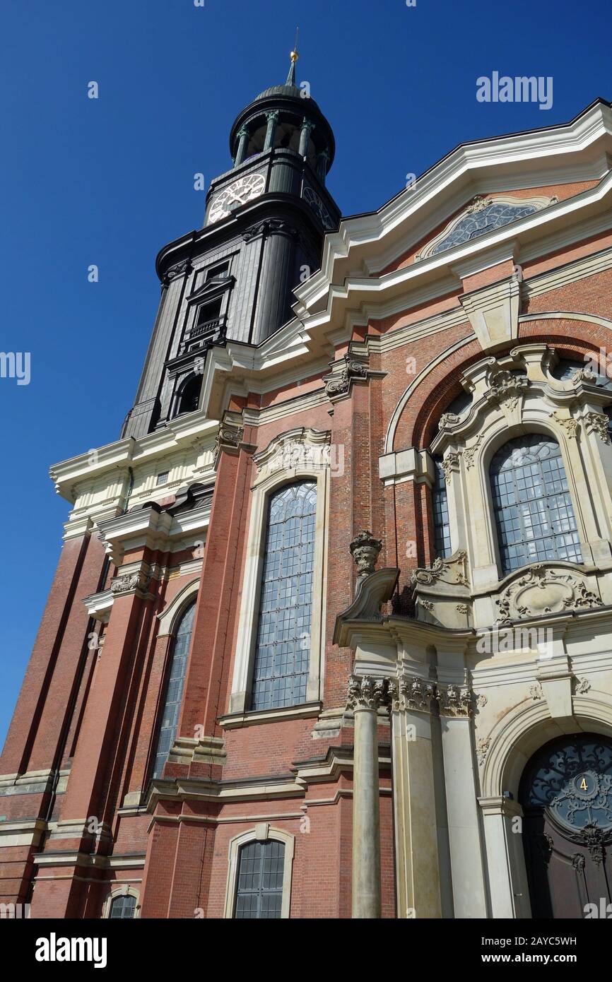 St. Michaelis Church in Hamburg Stock Photo - Alamy