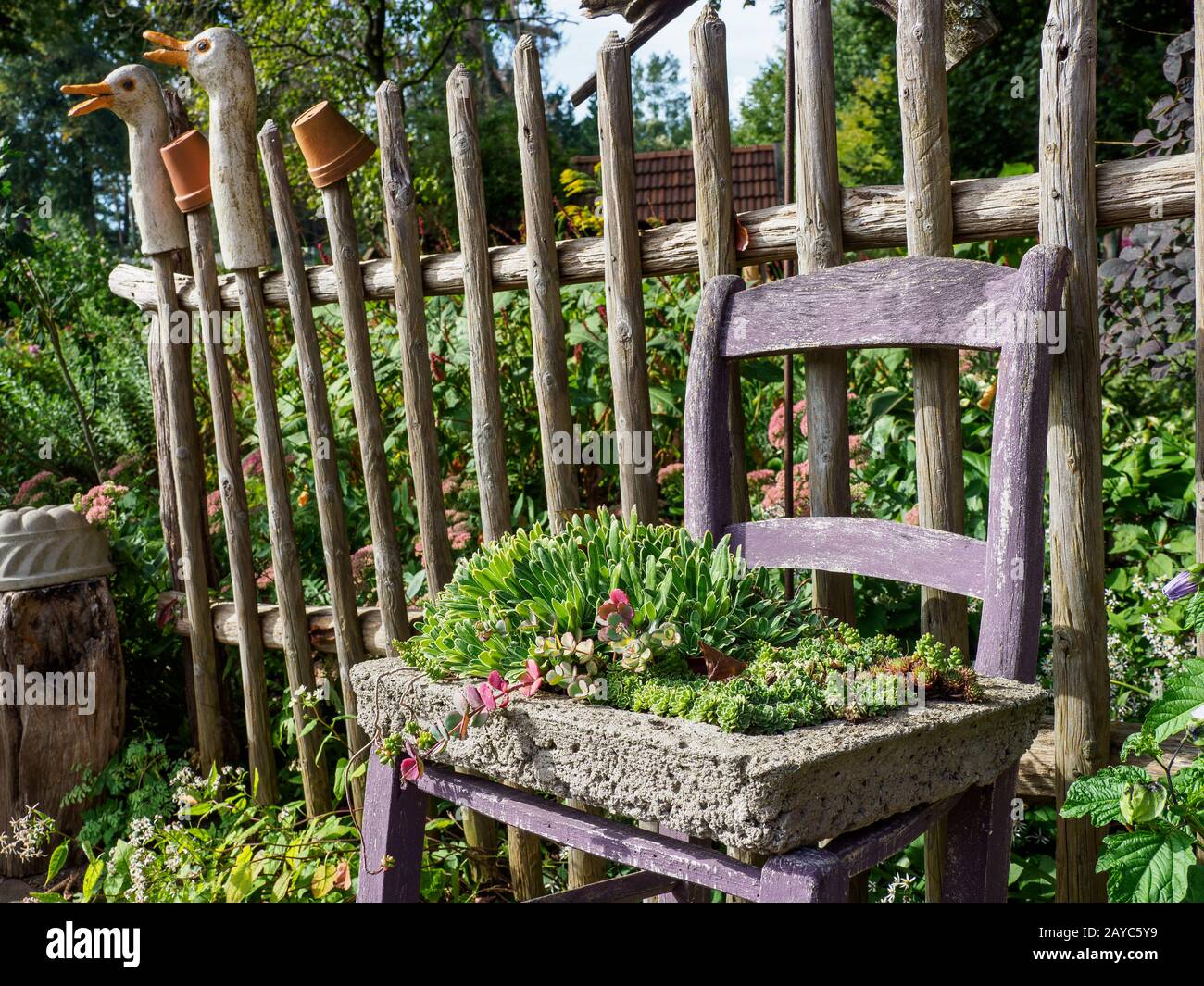 Chair fence hi-res stock photography and images - Alamy