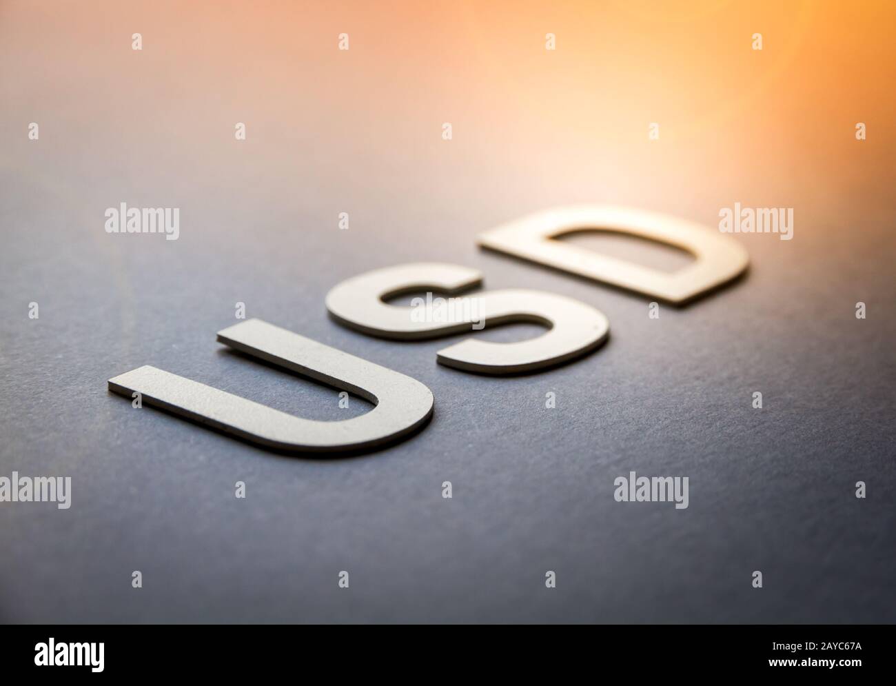 Word USD written with white solid letters Stock Photo - Alamy