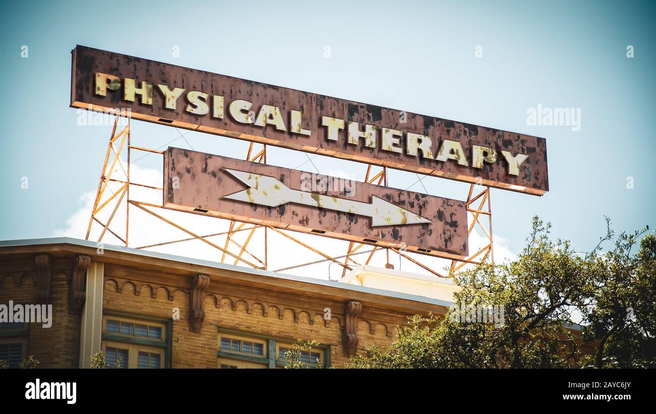 Physiotherapy road sign hi-res stock photography and images - Alamy