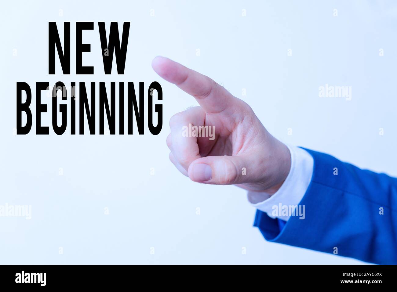 Writing note showing New Beginning. Business photo showcasing Different ...