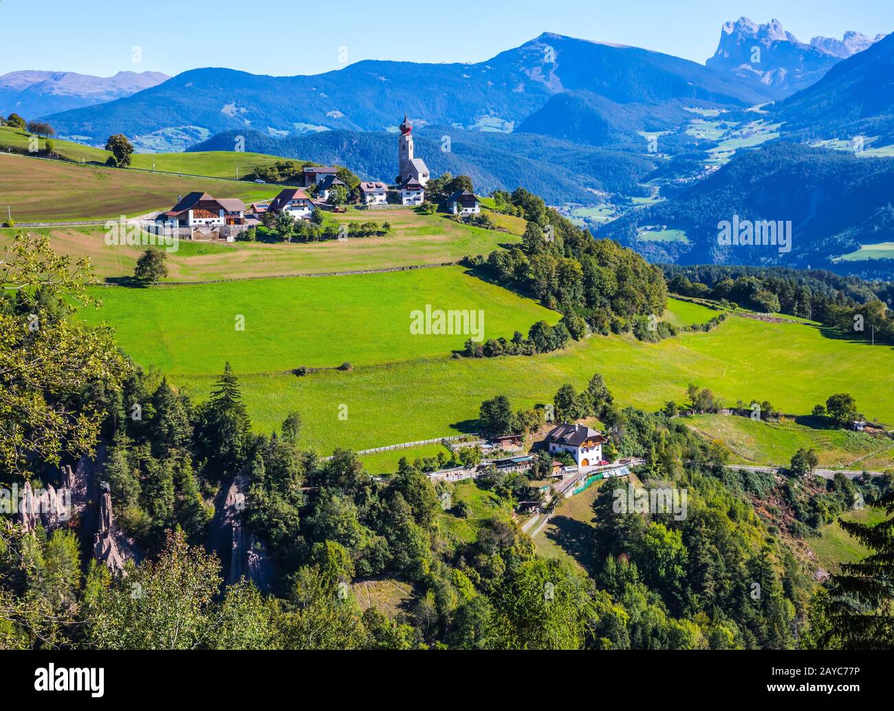 The green valley Stock Photo - Alamy