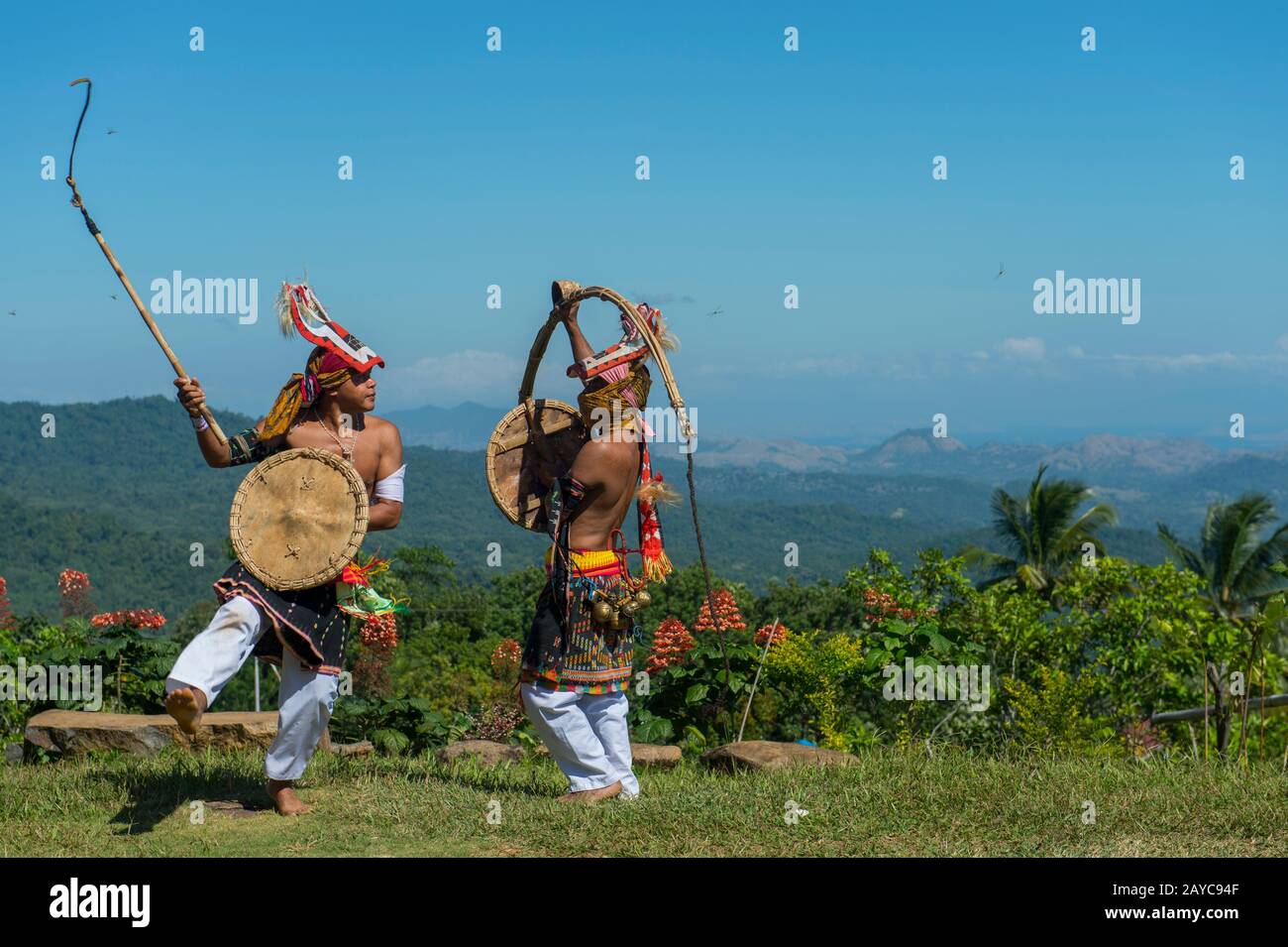 Indonesia caci flores hi-res stock photography and images - Alamy