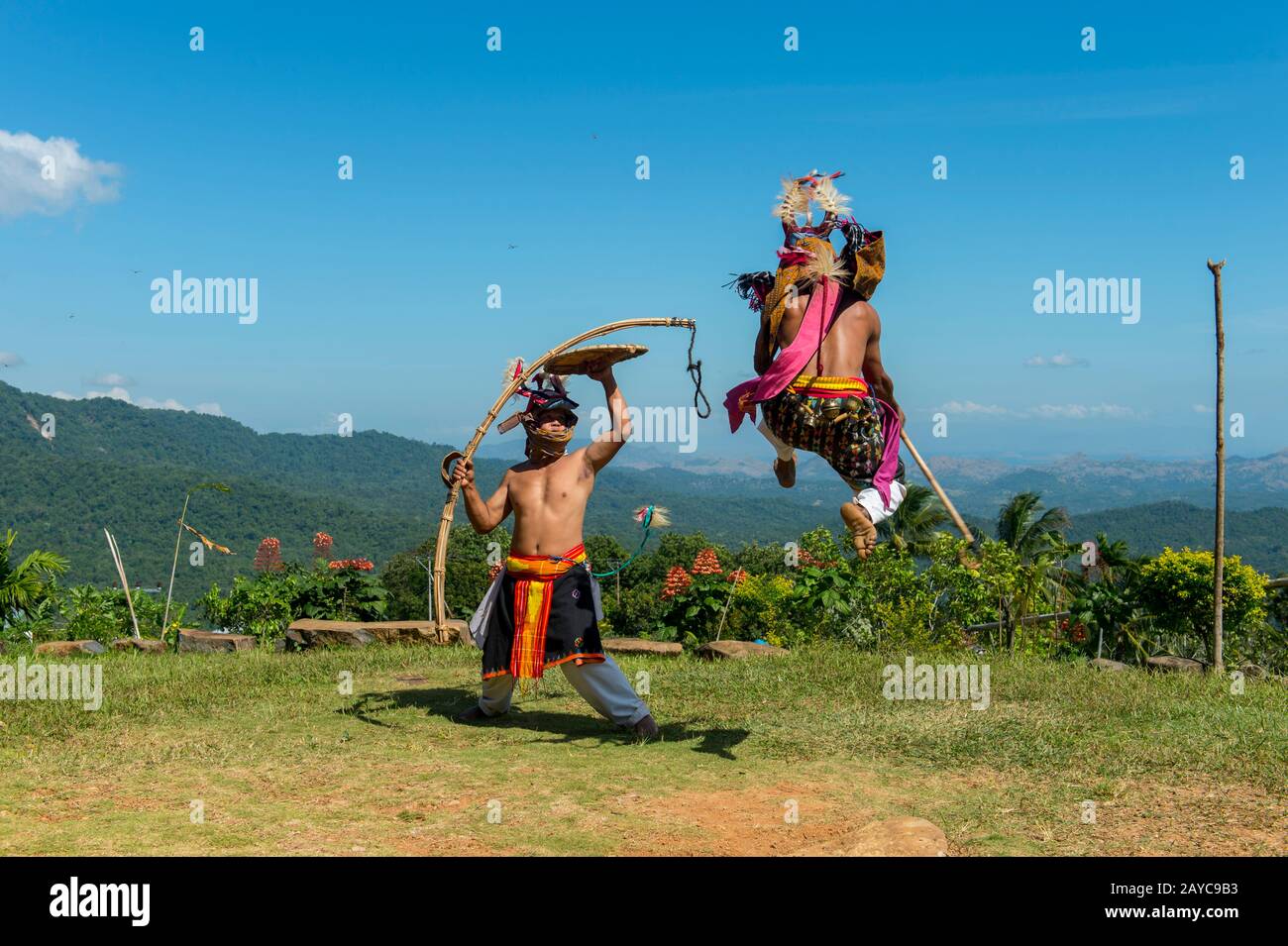 Caci dance hi-res stock photography and images - Alamy