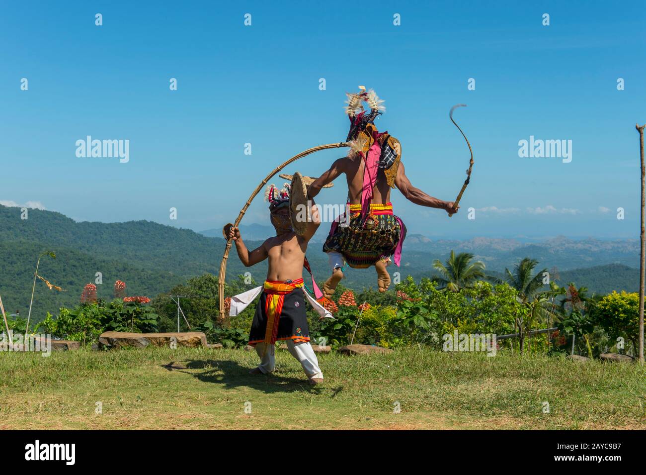 Caci dance hi-res stock photography and images - Alamy