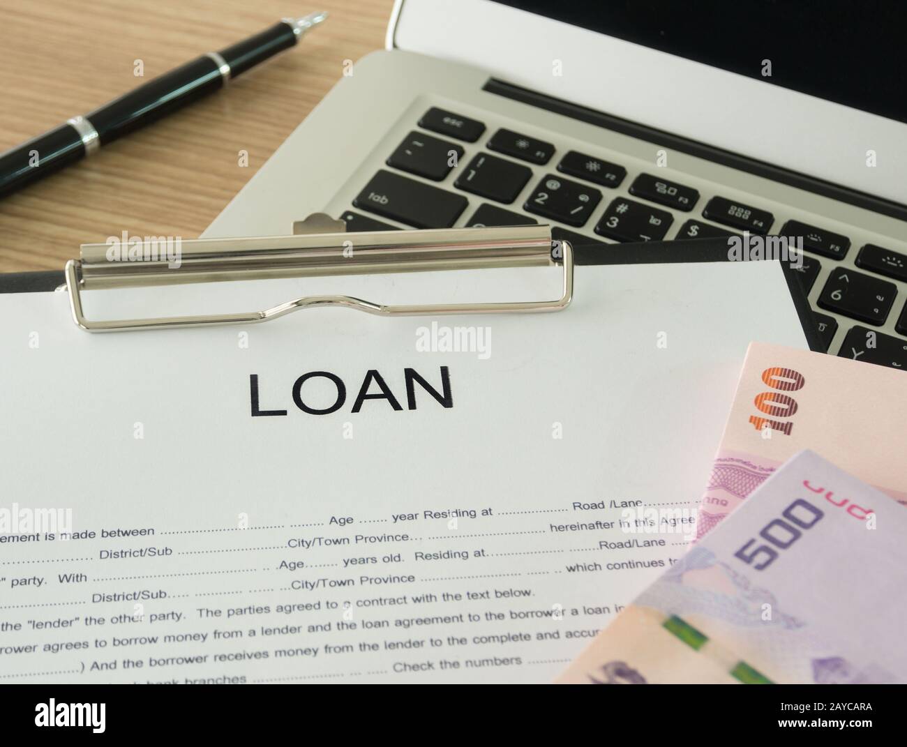 Loan documents hi-res stock photography and images - Alamy