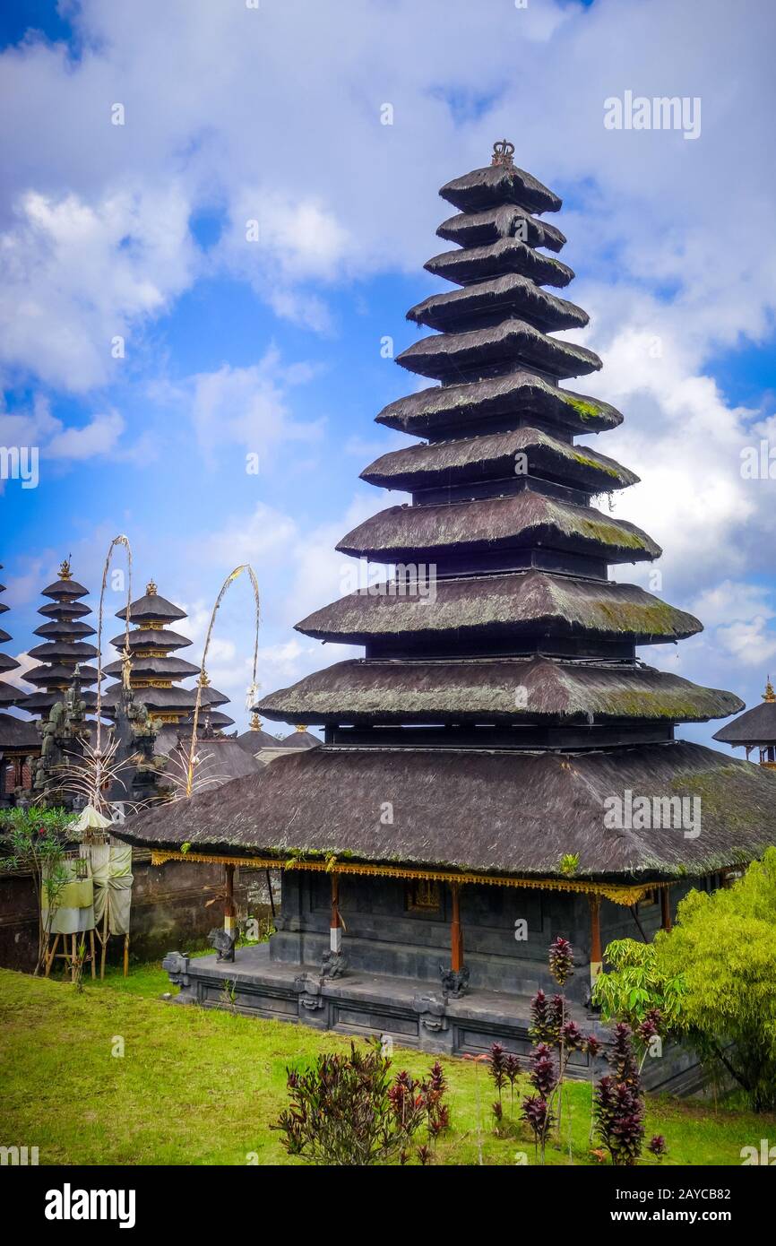 Pura Besakih temple on mount Agung, Bali, Indonesia Stock Photo - Alamy