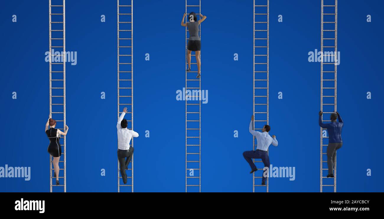 Career progression promotion achievement hi-res stock photography and ...