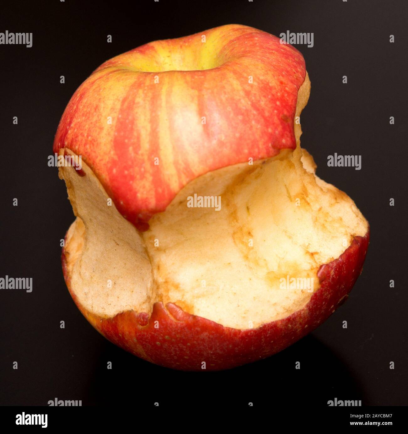 Apple with bite mark hi-res stock photography and images - Alamy