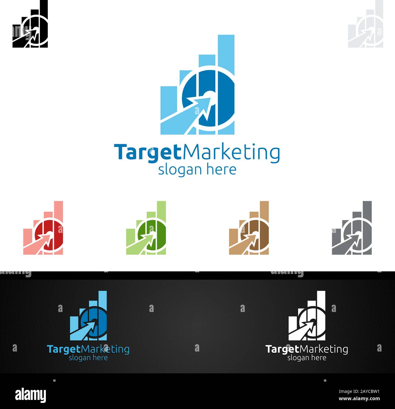 Sales target Stock Vector Images - Alamy