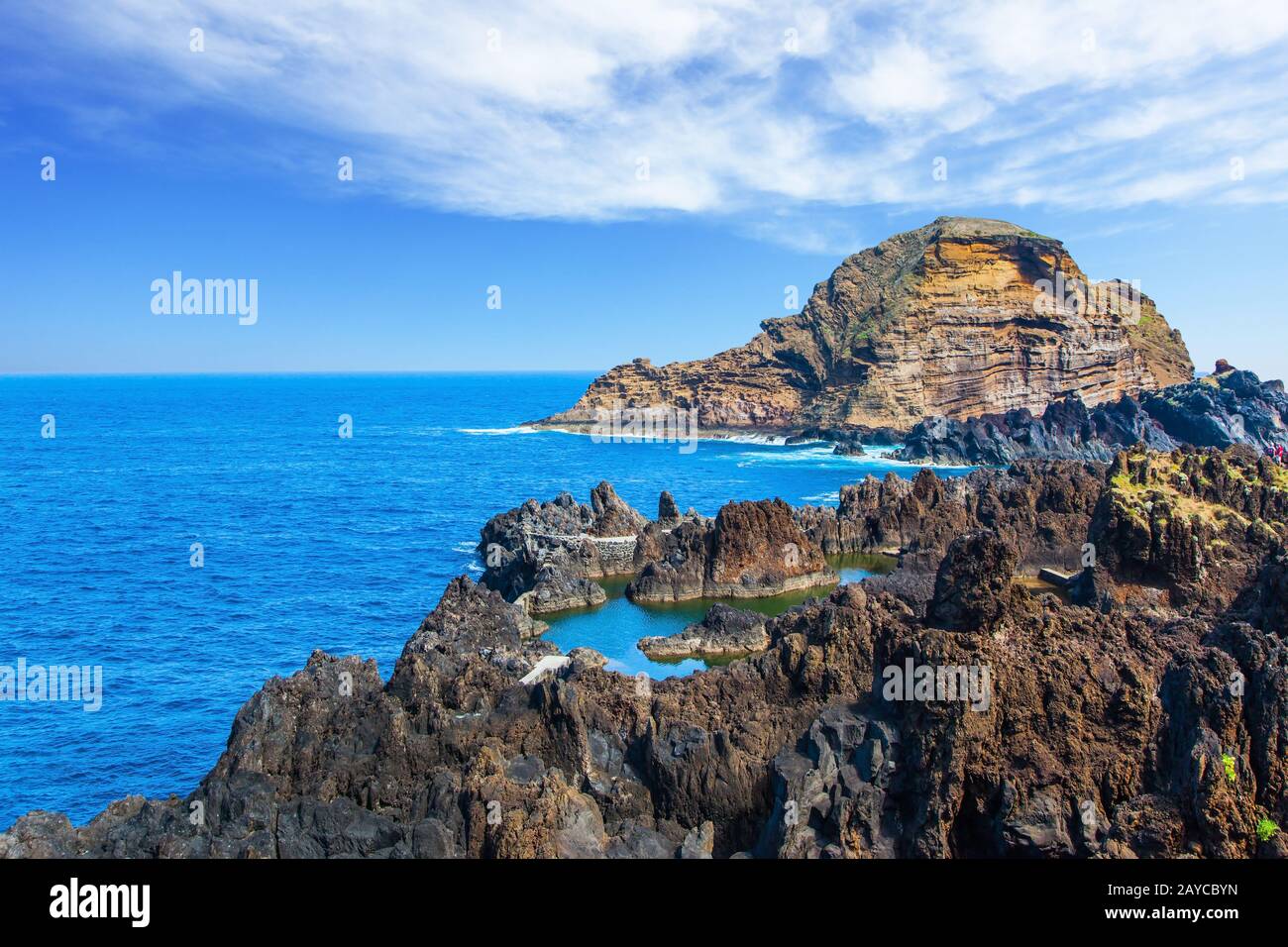 Rocks and bays of Madeira Stock Photo - Alamy