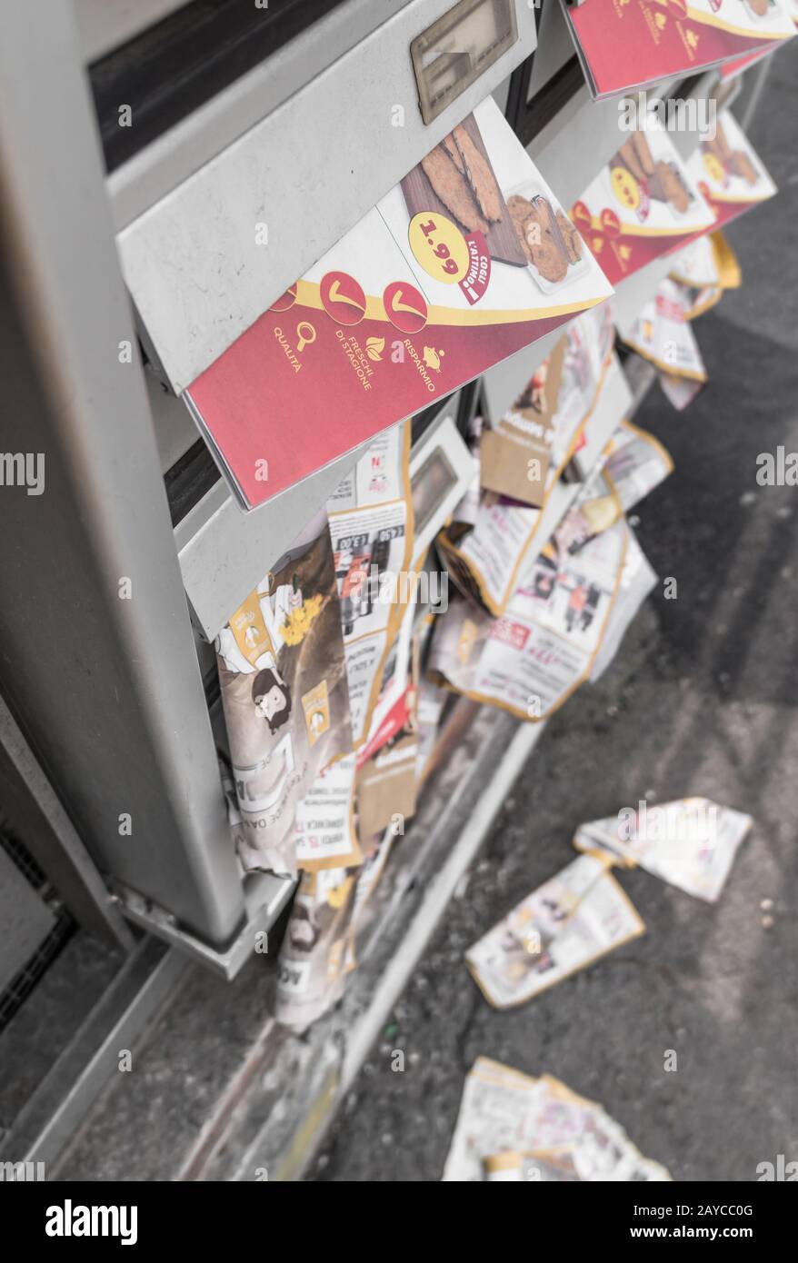 Mailbox and brochures hi-res stock photography and images - Alamy