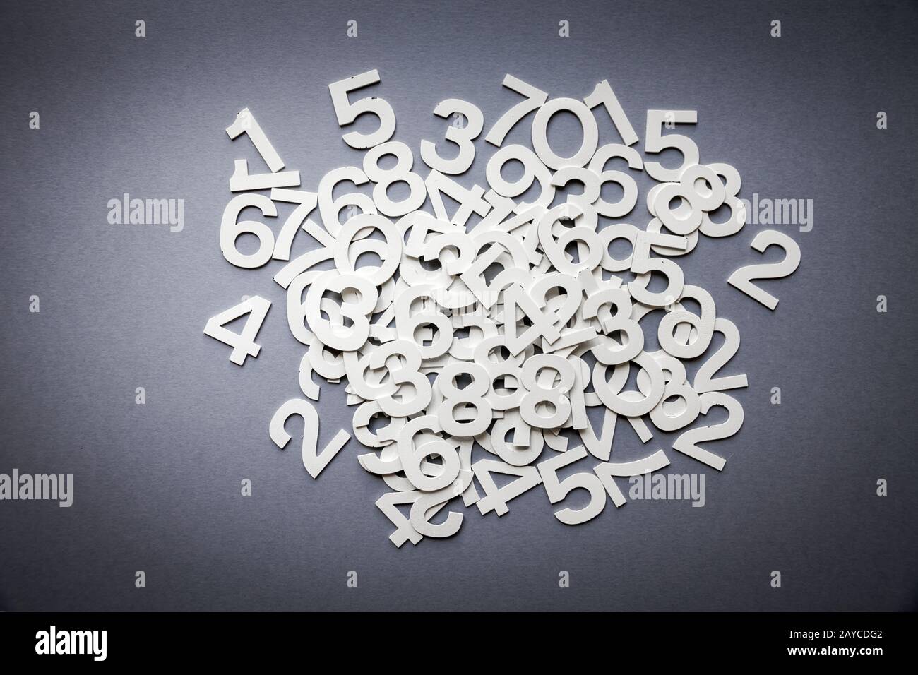 Mathematics background made with solid numbers Stock Photo - Alamy