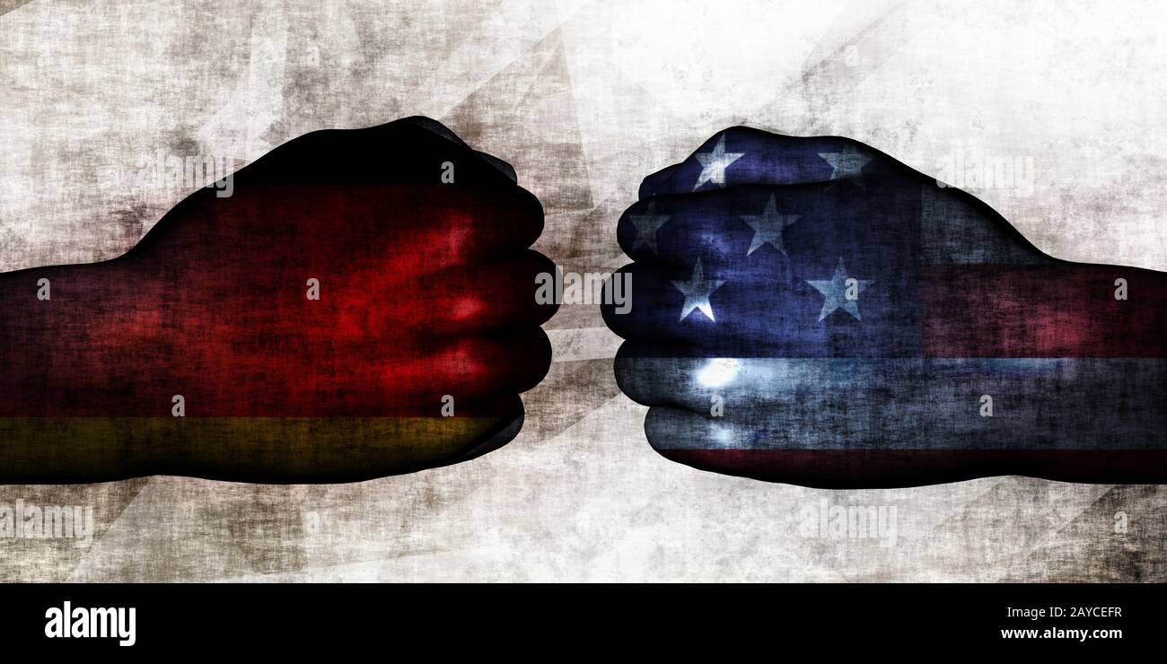 Germany vs US Stock Photo - Alamy