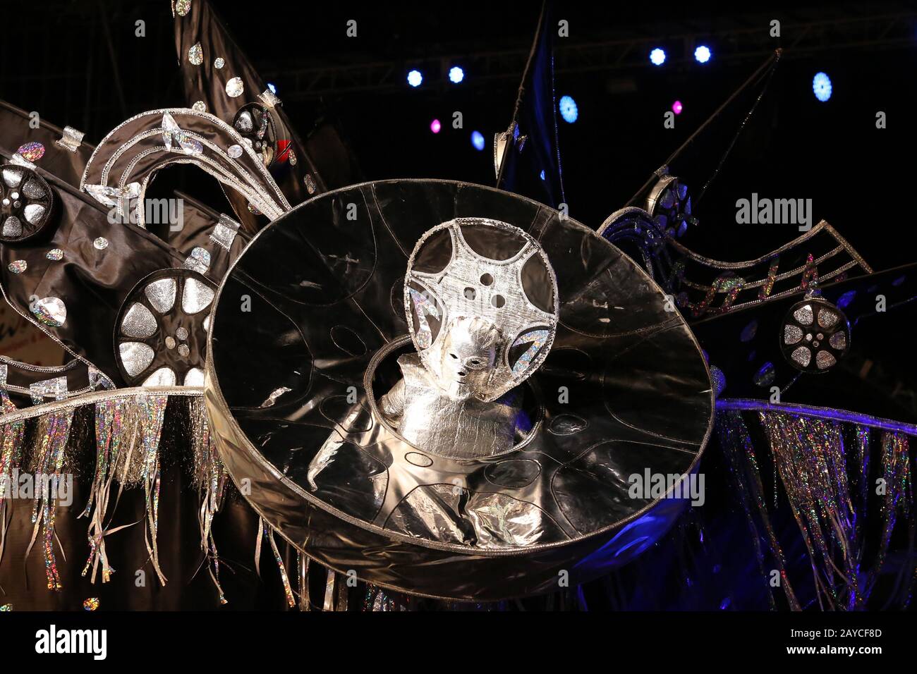 PORT OF SPAIN, TRINIDAD - FEB 13: Jardel Aguillera portrays ...