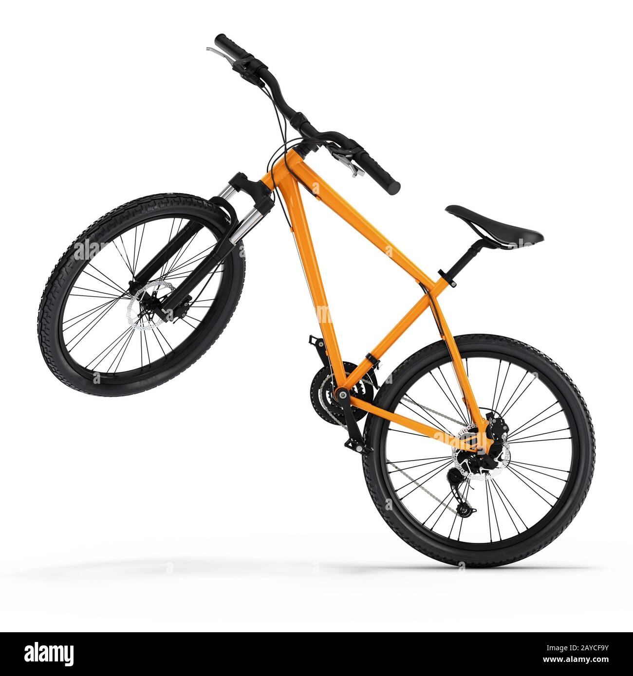 3D Rendering Mountain Bike Stock Photo - Alamy