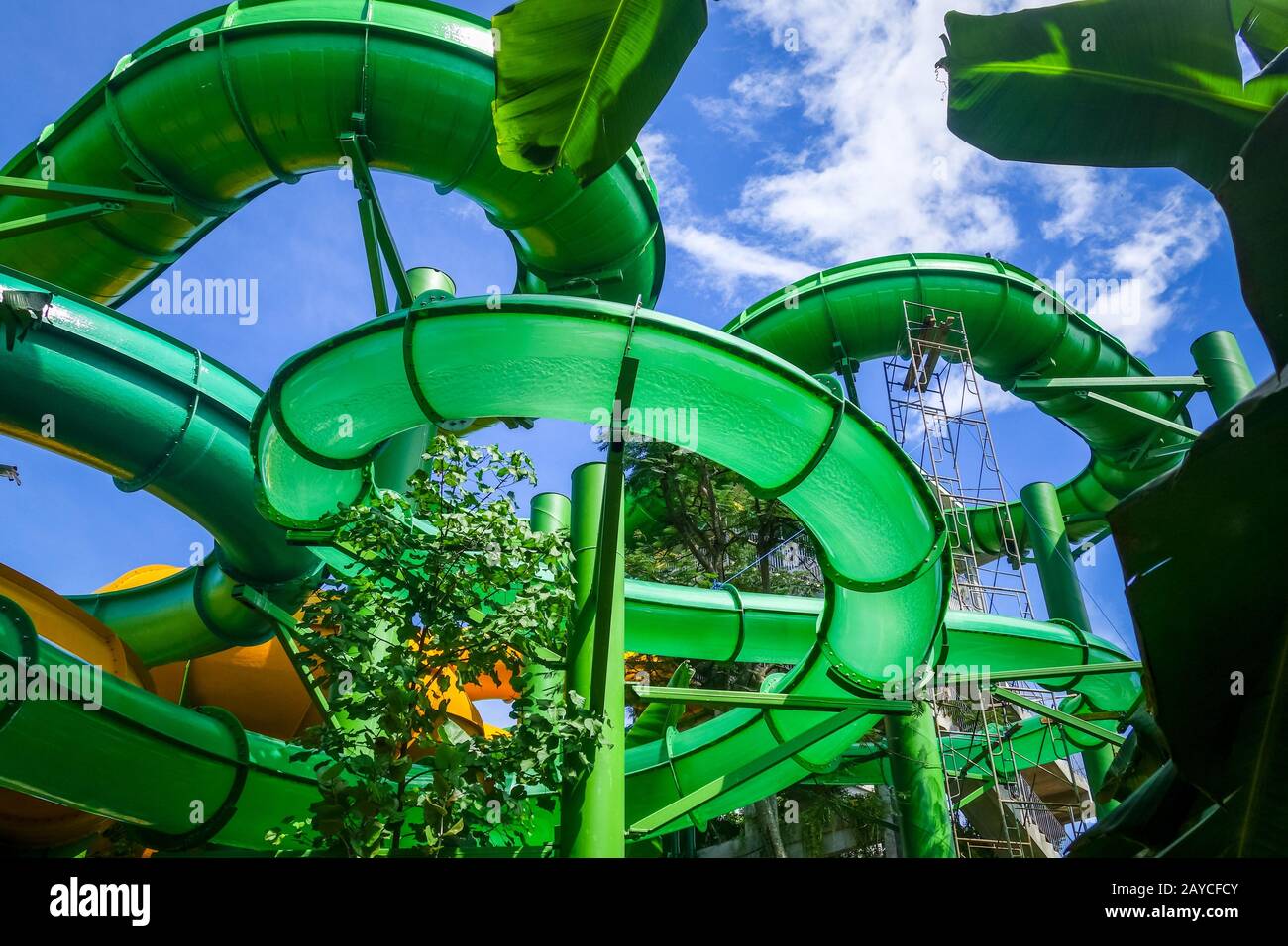 Water slides hi-res stock photography and images - Alamy