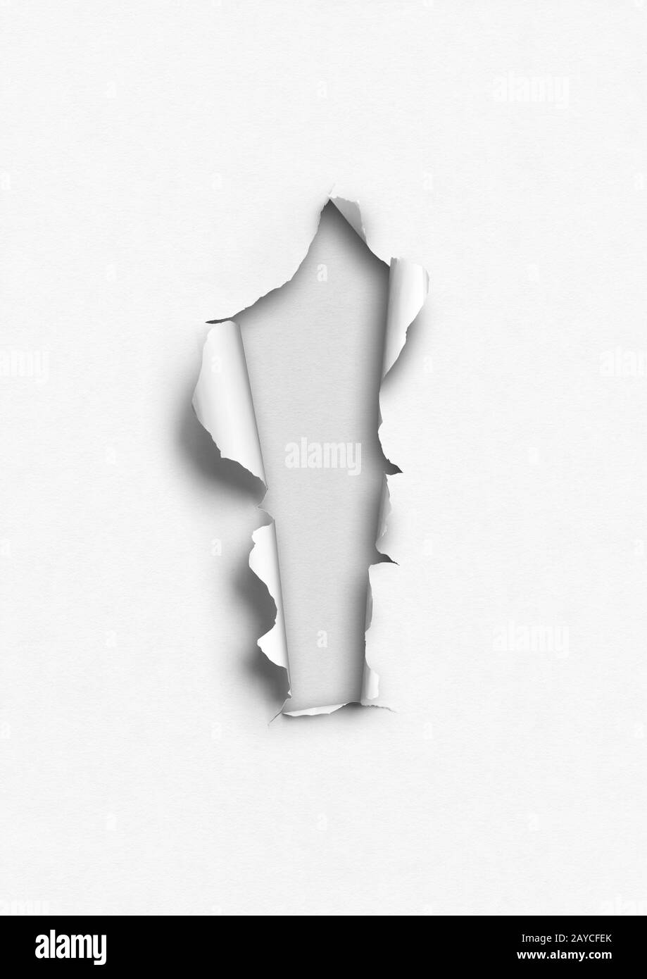 White torn paper hi-res stock photography and images - Alamy